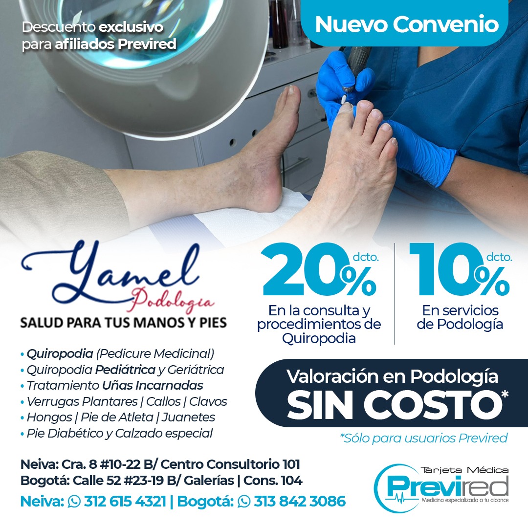 YAMEL PODOLOGIA | Directorio de servicios Previred